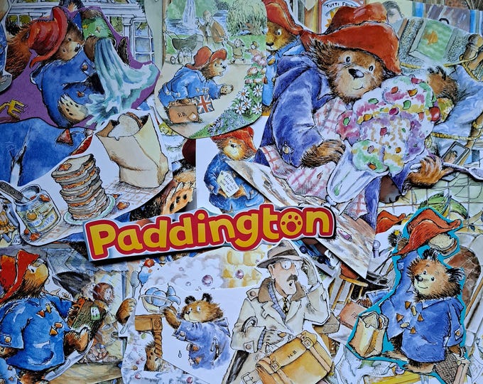 Vintage Paddington Bear Ephemera, Storybook Paper Pieces for Collage - Etsy