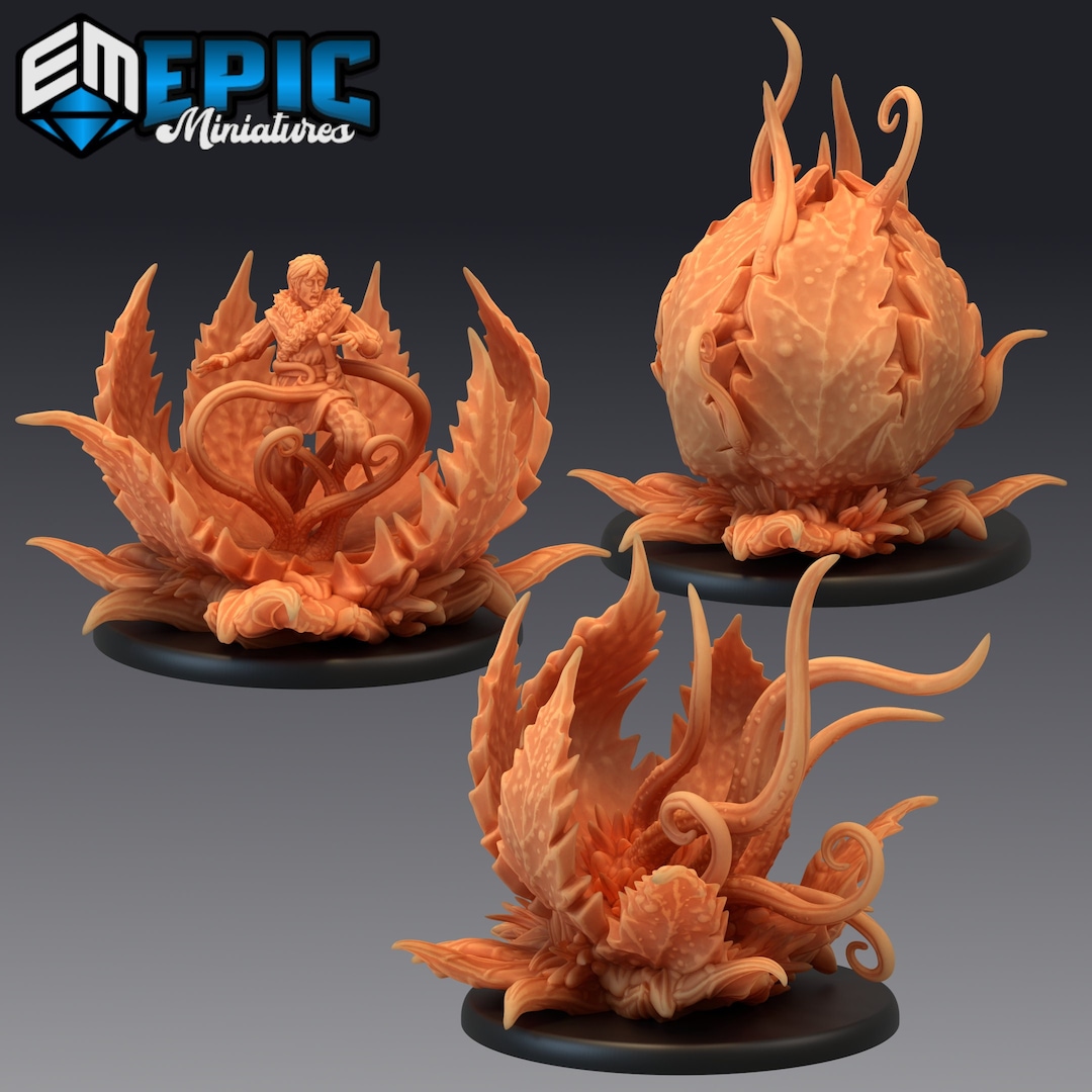 Mantrap / Carnivorous Plant | Epic Miniatures | Infested Woodlands | 3d ...