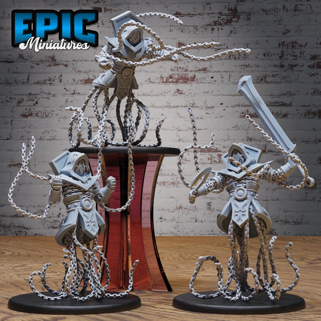 Chain Golem | Epic Miniatures | Infernal Assault | 3d Printed | 4k ...