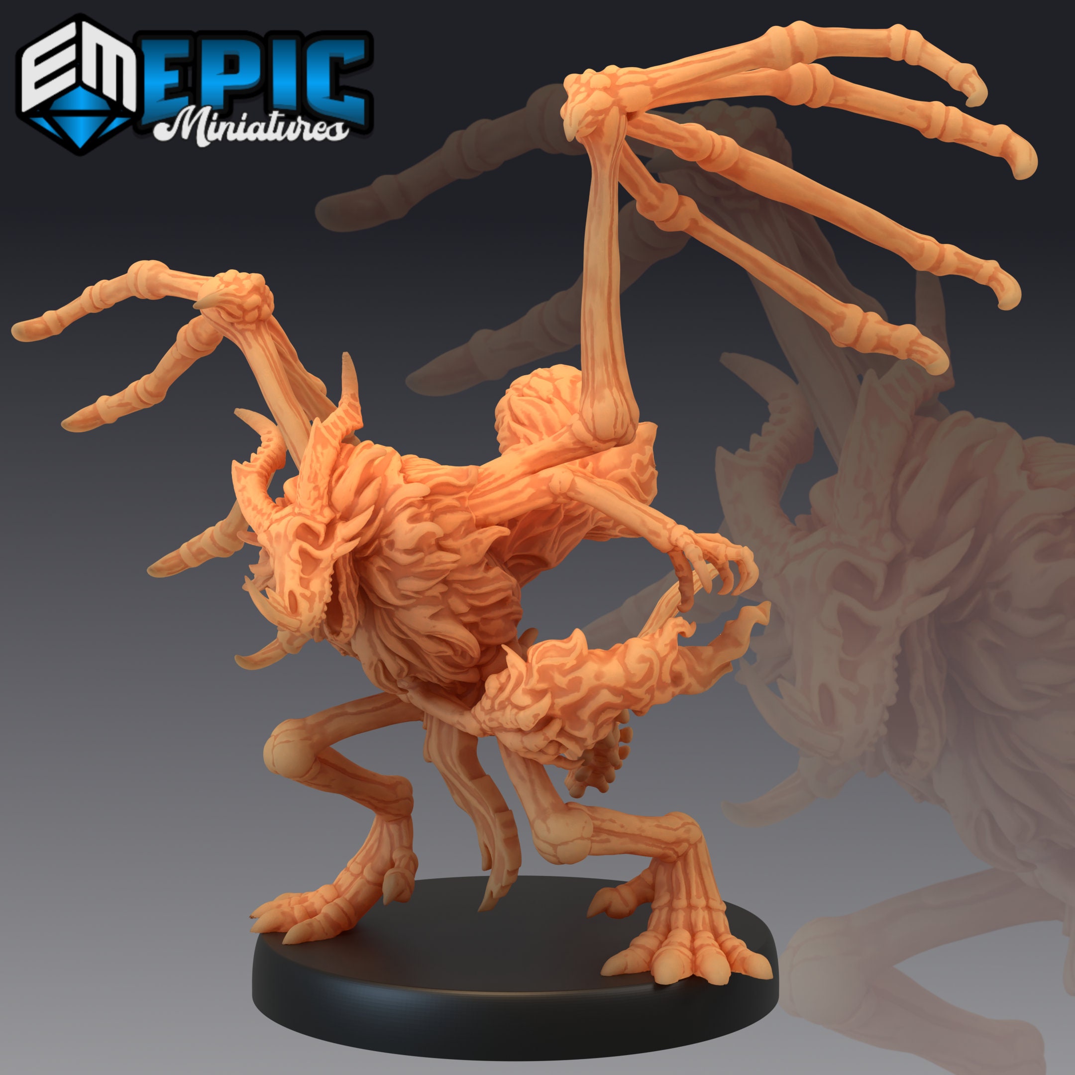 Dragonborn Skeleton / Winged Bone Dragonkin| Epic Miniatures | Restless ...