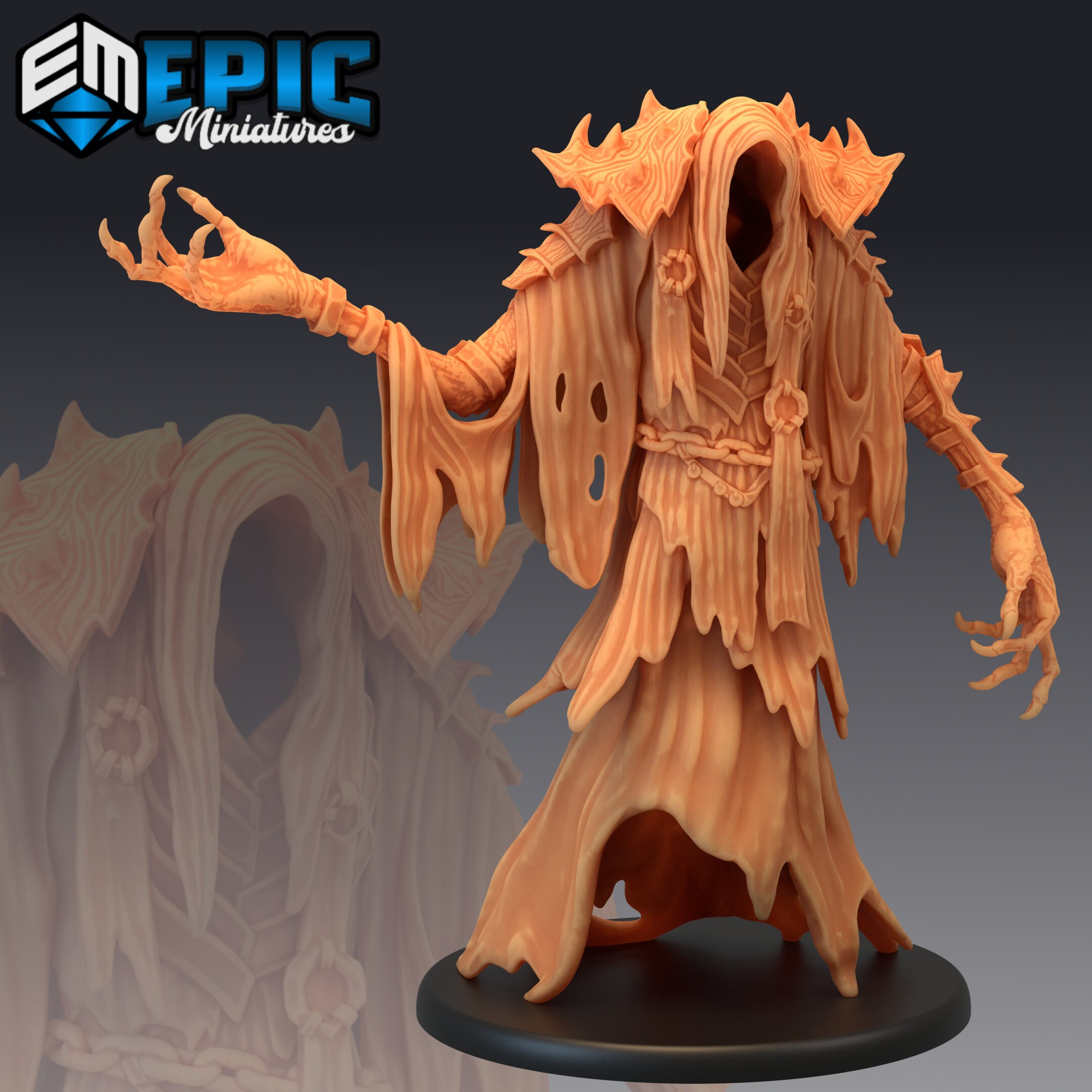 Death / Looming Specter Epic Miniatures Restless Bones 3d - Etsy