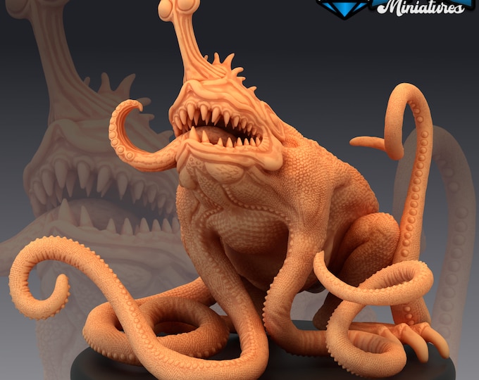 Frost Behemoth Miniature Tabletop RPG Miniature Lord of the Print ...