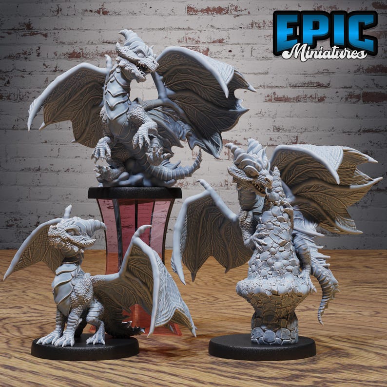 Copper Dragon Wyrmling | Epic Miniatures | Swamp Adventure | 3d Printed ...