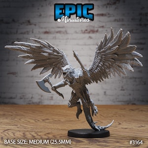 Feathered Wing Dragonborn Fighter/barbarian/paladin Miniature Epic ...