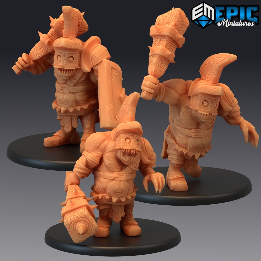 Ogre Gladiator | Epic Miniatures | Legendary Tournament | 3d Printed ...