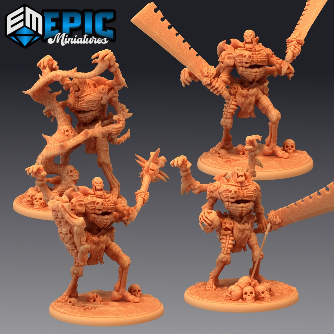 Human Bone Golem / Skeletal Juggernaut| Epic Miniatures | Restless ...
