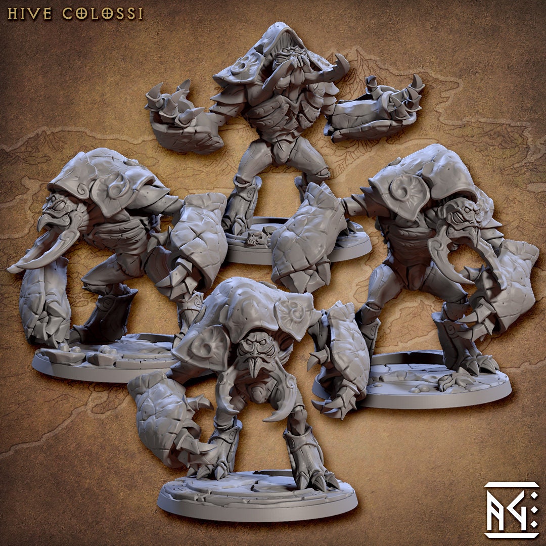Umber Hulks | Slathaii of House Mora | Artisan Guild | 3d Printed | 4k ...