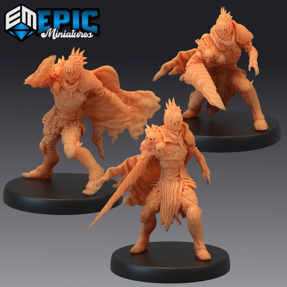 Mimic Knight / Evil Fighter Epic Miniatures Kingdom of - Etsy