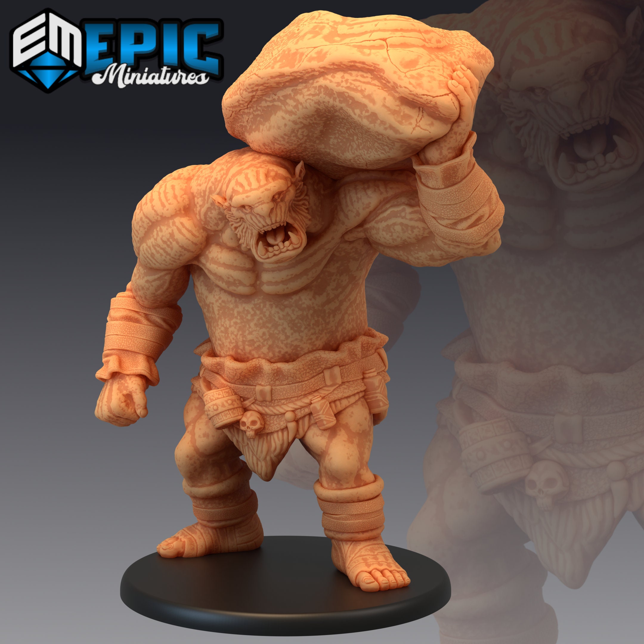 Ogre Miniature | Epic Miniatures | Dark Swamp | 3d Printed | 4k Resin ...
