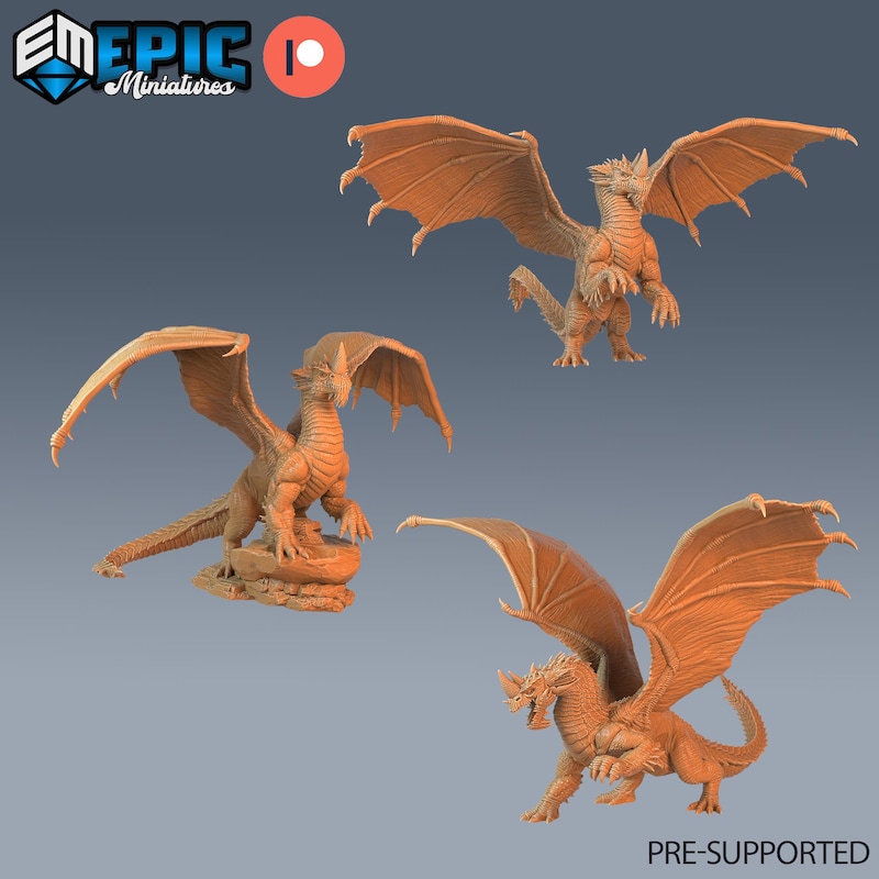 Mini Blue Dragon Figure - Etsy