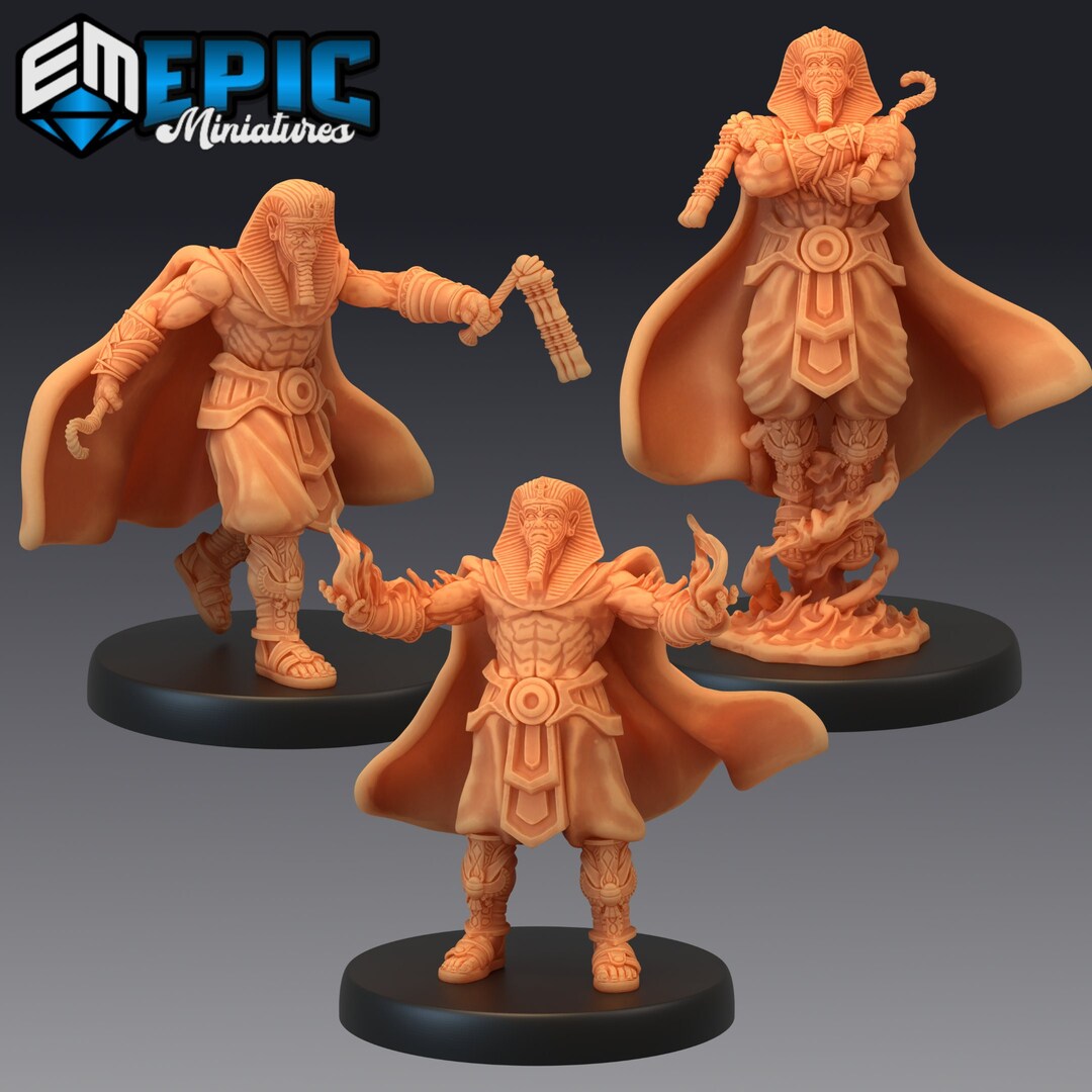 Great Pharaoh | Epic Miniatures | Sands of Destiny | 3d Printed | 4k ...