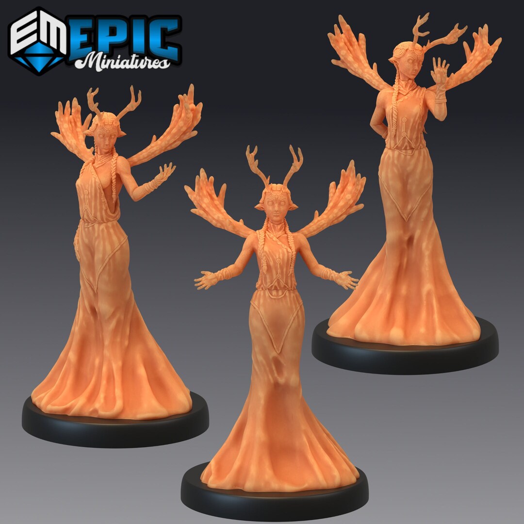 Moon Deity / Elven Goddess | Epic Miniatures | Elven Grace | 3d Printed ...