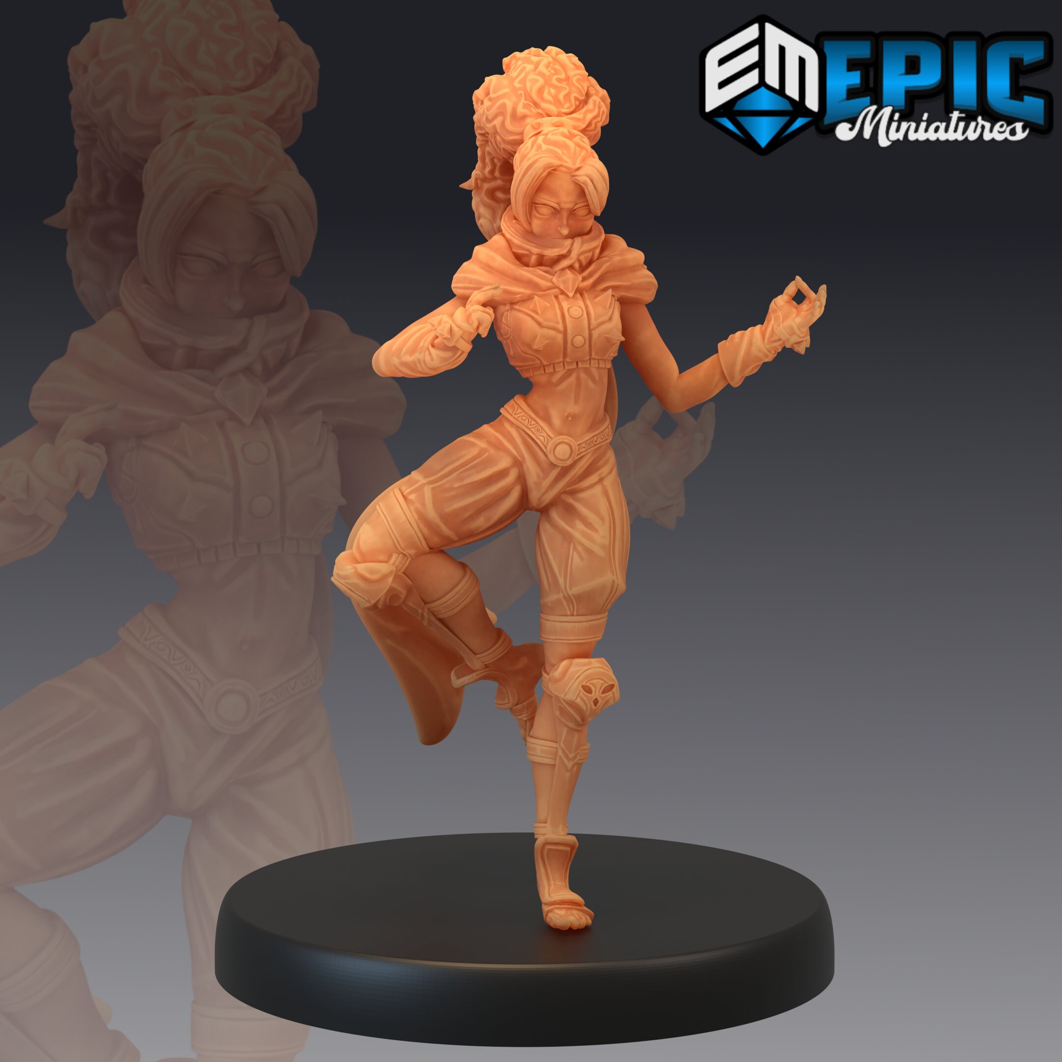 Female Monk Adventurer Epic Miniatures Legendary - Etsy