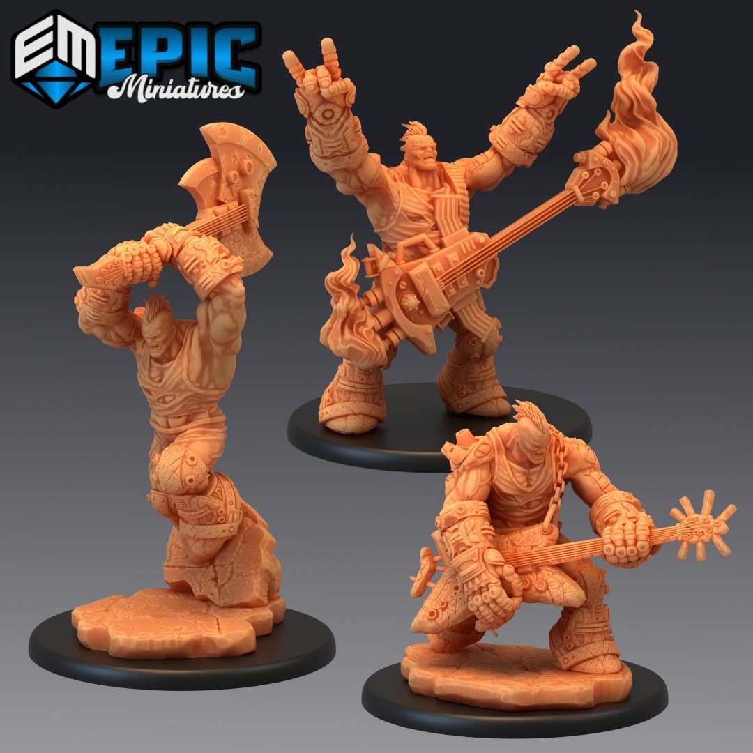 Earth Rocker | Epic Miniatures | Burning Lands | 3d Printed | 4k Resin ...