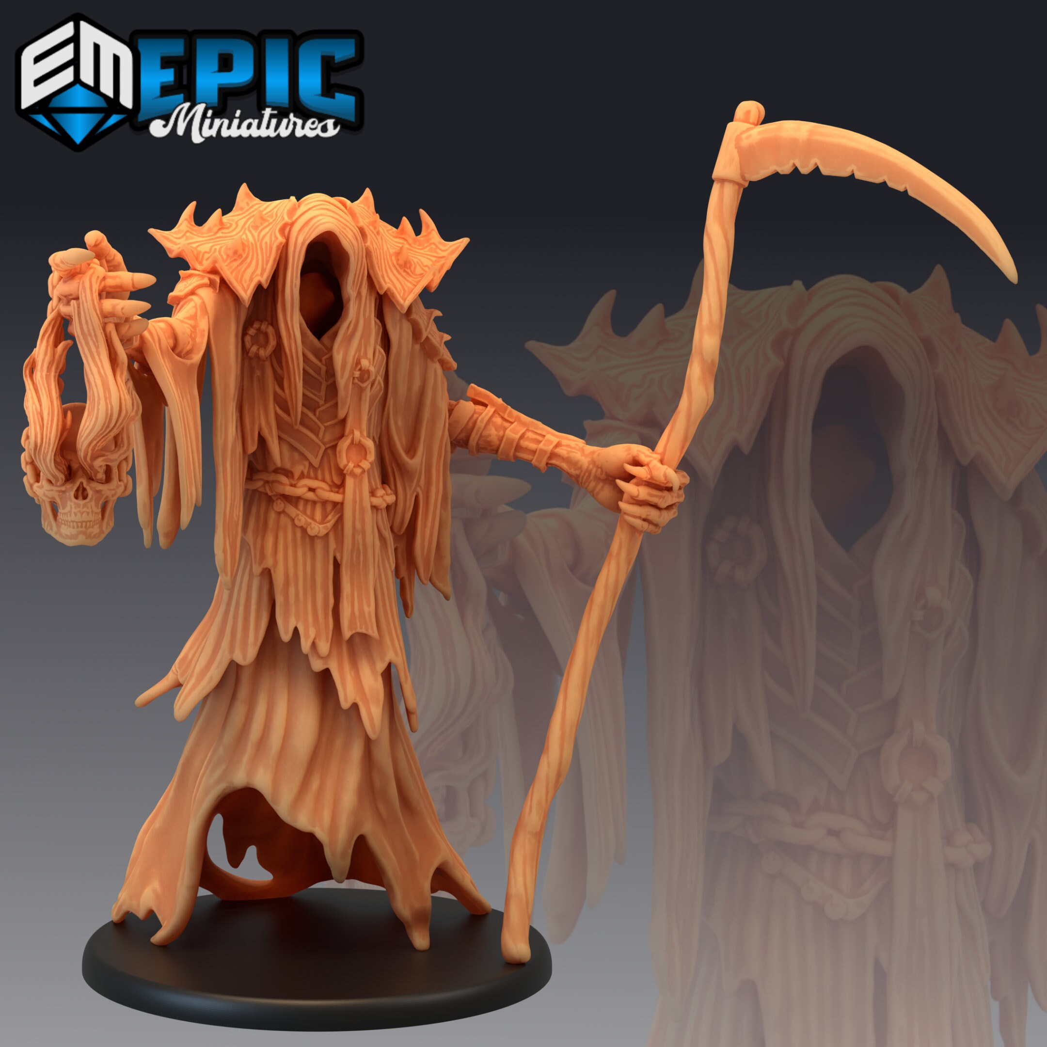 Death / Looming Specter Epic Miniatures Restless Bones 3d - Etsy