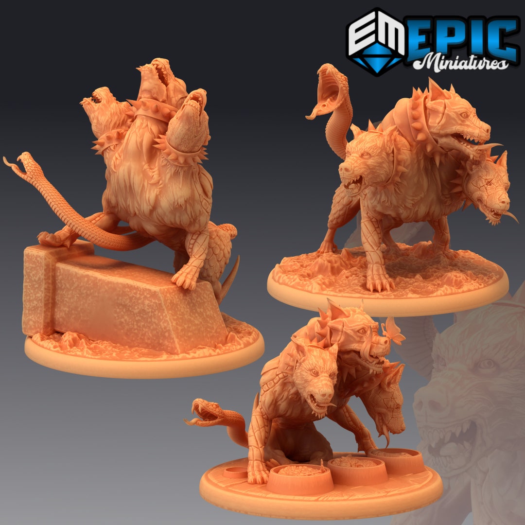 Cerberus | Epic Miniatures | Legendary Tournament | 3d Printed | 4k ...