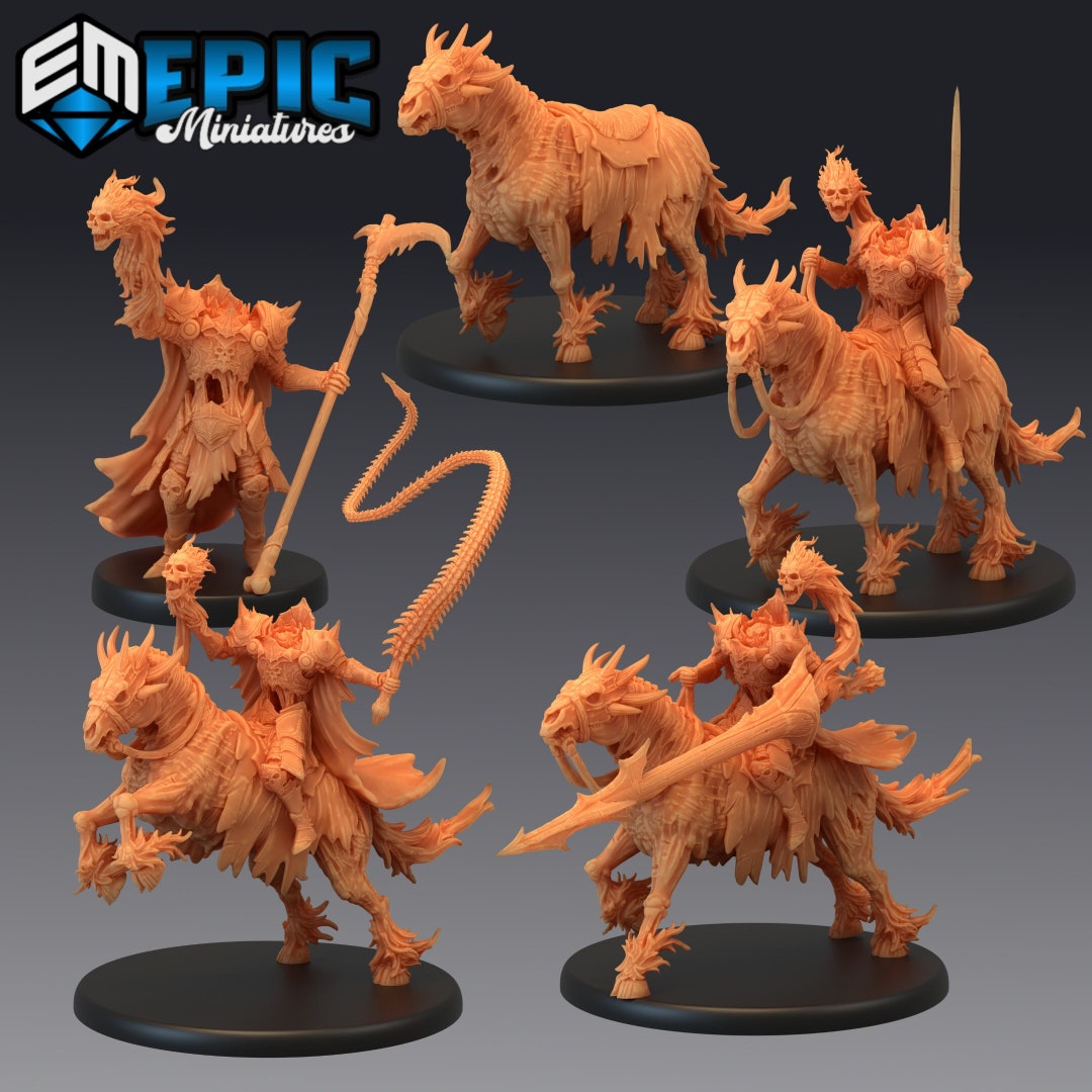 Dullahan / Headless Horseman | Epic Miniatures | Deadly Sins | 3d ...