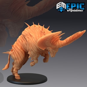 Epic Bull / Dire Cow | Epic Miniatures | Dwarven Mines | 3d Printed ...