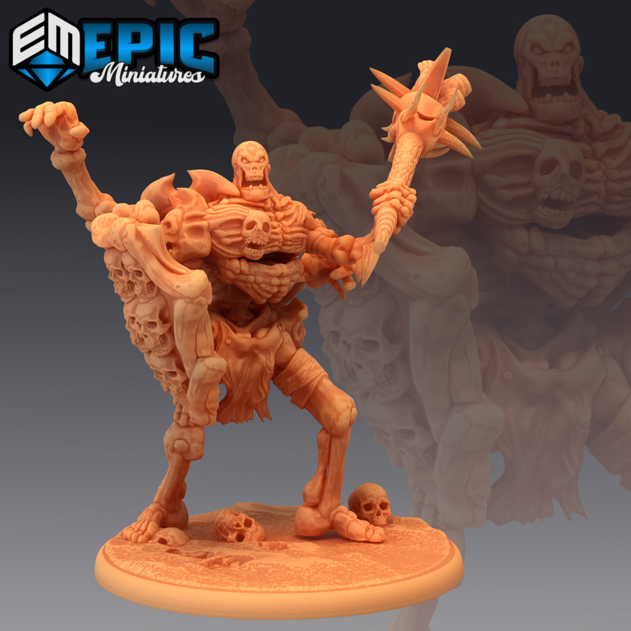 Human Bone Golem / Skeletal Juggernaut Epic Miniatures - Etsy