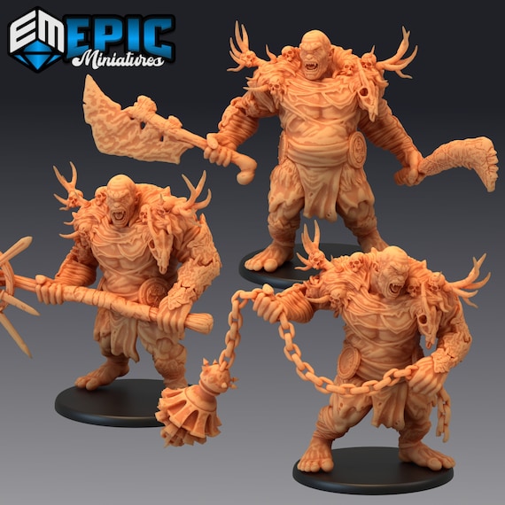 Cyclops Epic Miniatures Burning Lands 3d Printed 4k | Etsy