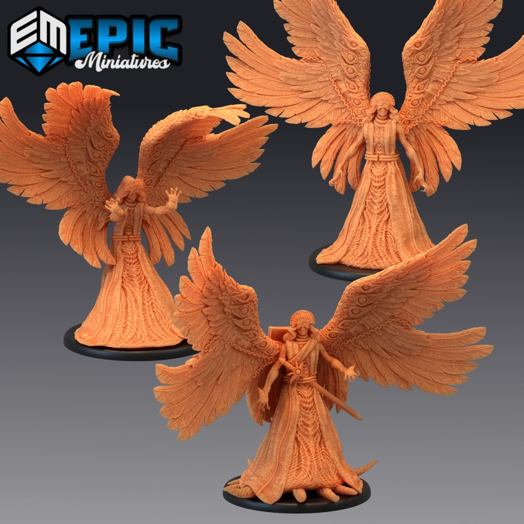 Corrupted Seraphim / Evil Angel | Epic Miniatures | Deadly Sins | 3d ...