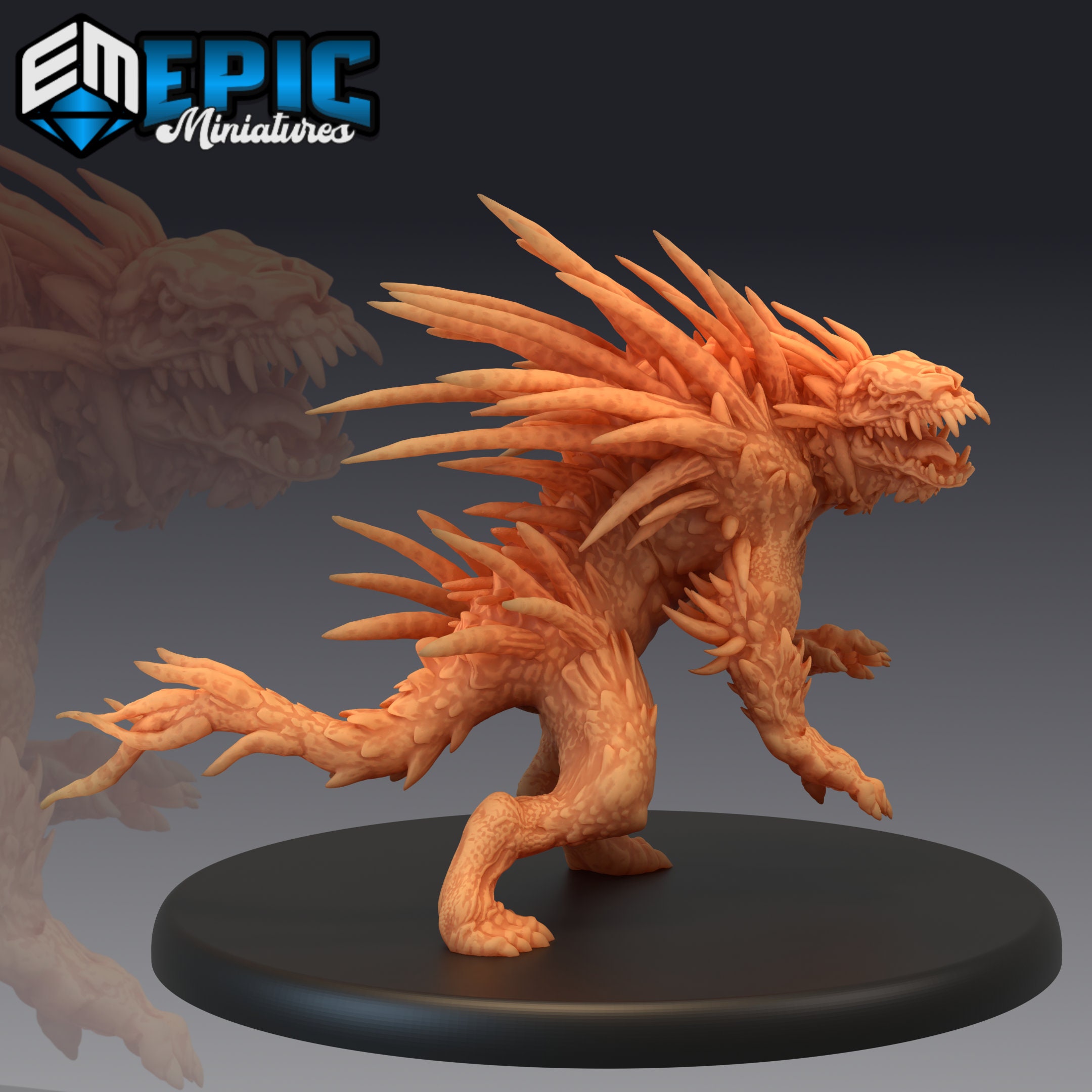 Barghest / Horned Demon / Lupine Shapeshifter | Epic Miniatures ...