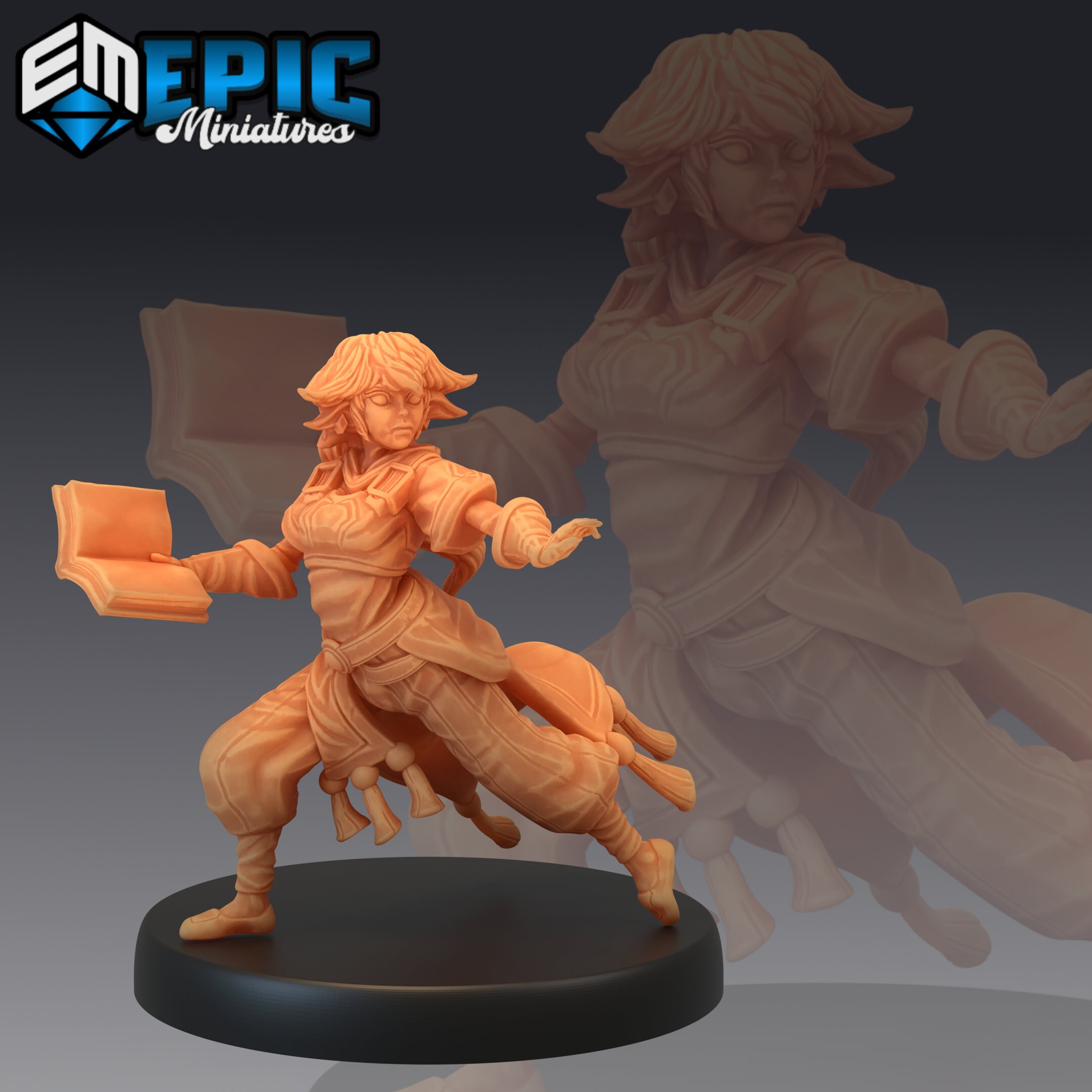 Gnome Mage/female Caster/halfling Sorcerer | Epic Miniatures | Kingdom ...