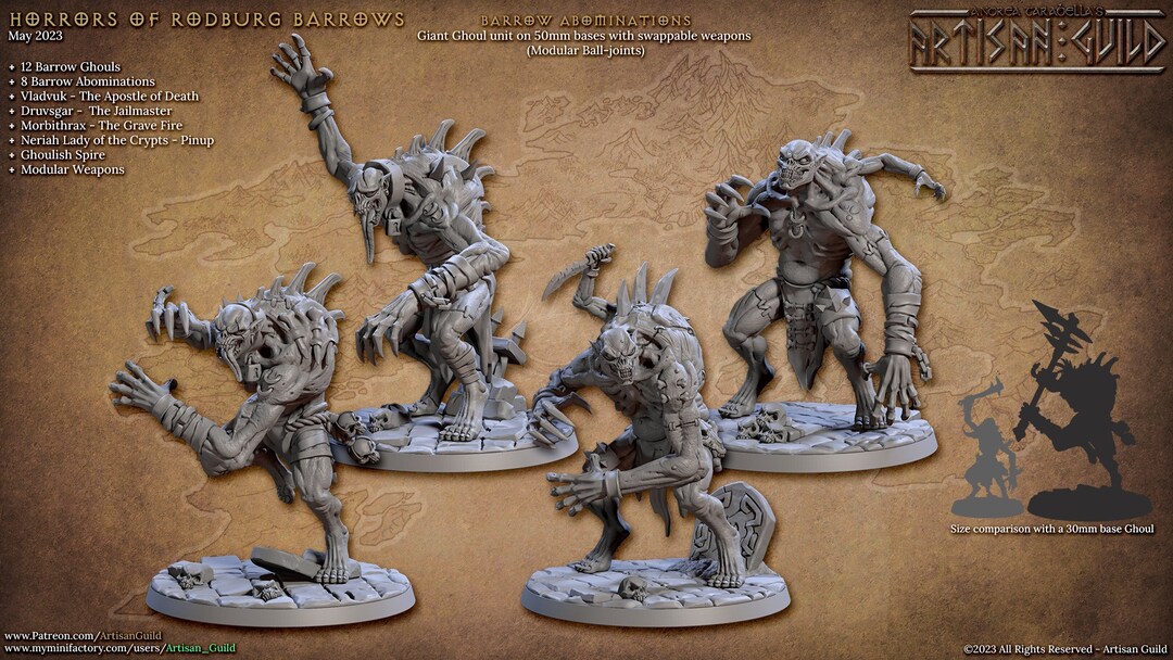 Abominations | Undead Miniature | Artisan Guild | Horrors of Rodburg ...