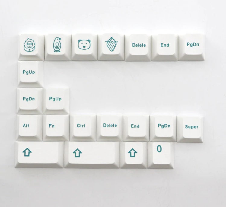 Iceberg Keycap Set 125 Keys Cherry Profile | Etsy