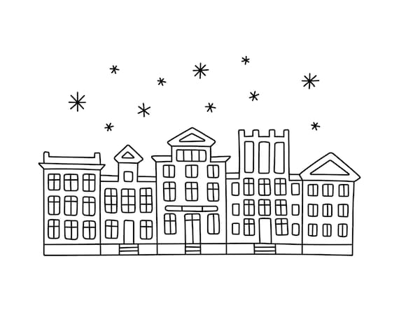 Christmas House Svg Winter Svg Christmas Svg Holiday - Etsy