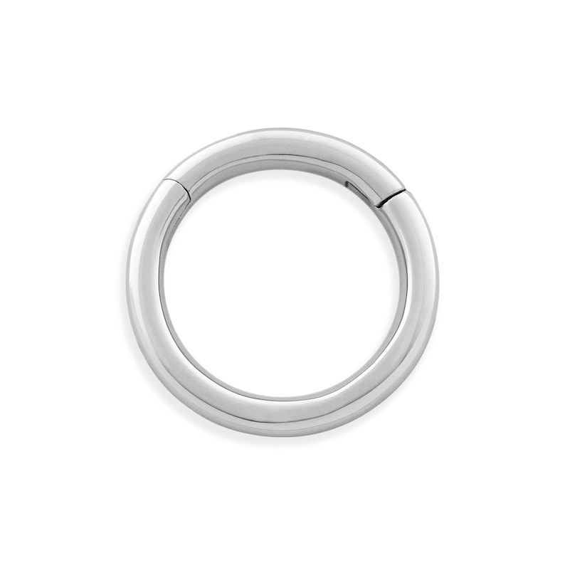 Real Gold Cartilage Clicker Hoop 14K Solid Gold Small Hoop | Etsy