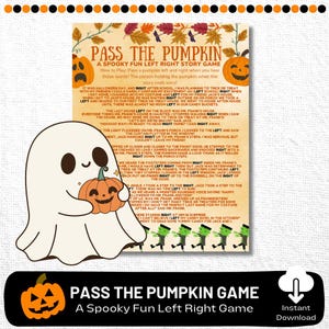 Pass the Pumpkin Game | Halloween Games | Halloween Party Game | Pass ...