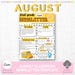 Editable August Newsletter Template: Classroom & School Updates (canva ...