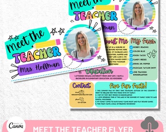 EDITABLE Meet the Teacher Template | Meet the Teacher Polka Dot ...