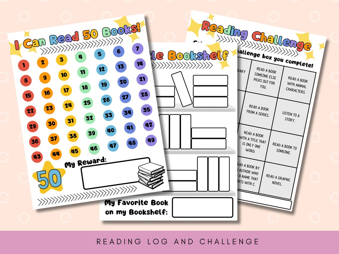 Reading Log for Kids | Reading Log | Reading Log Printable | Reading ...
