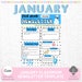 January Classroom Newsletter Template: Editable School Newsletter ...