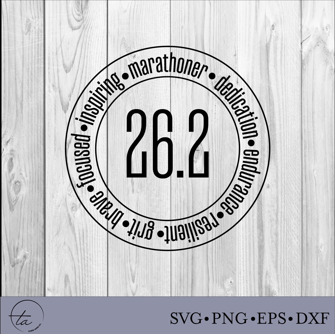 Marathon Circle Digital Bundle, Marathoner SVG, Marathon Shirt SVG ...