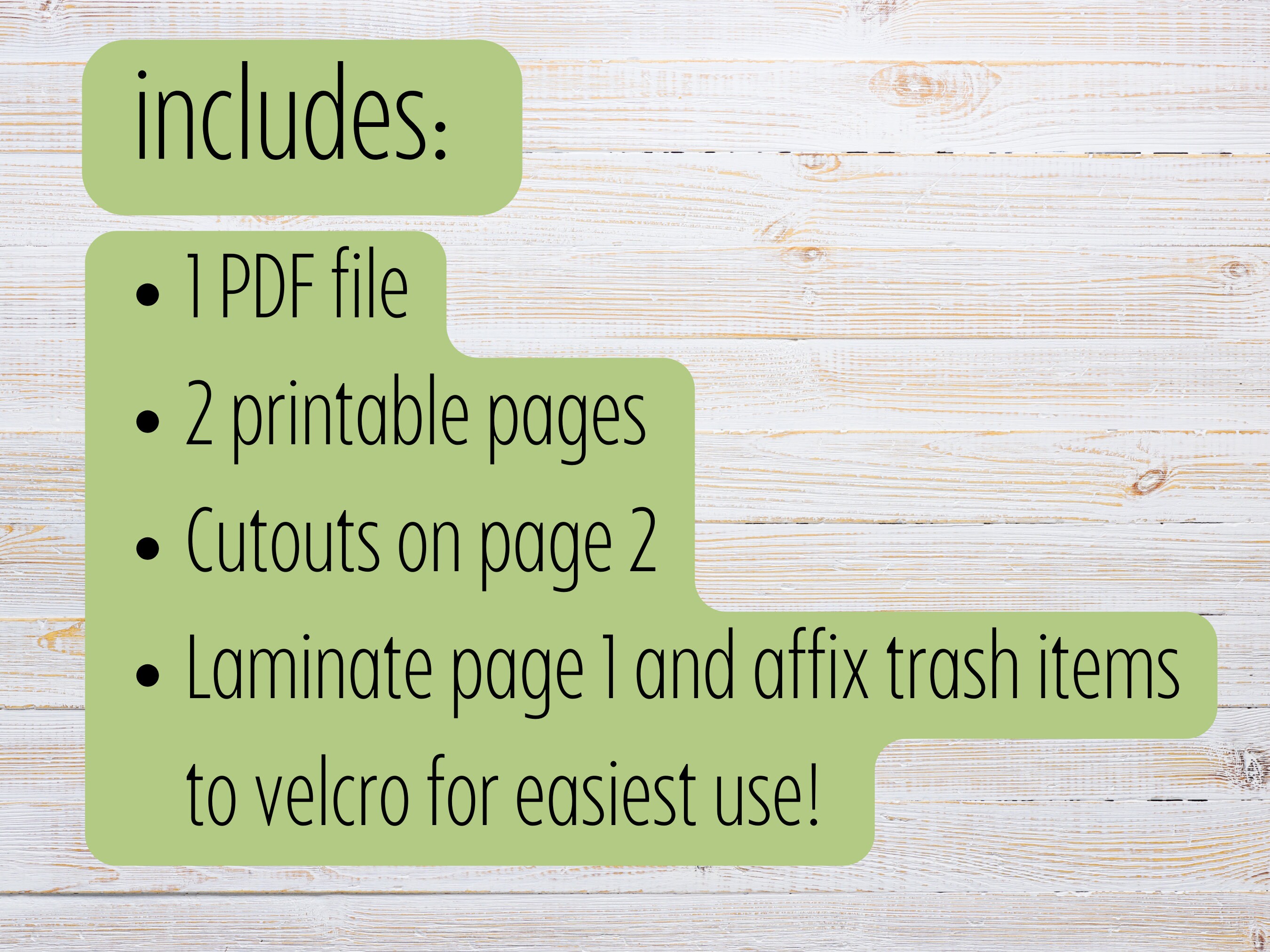 Trash/recycle Sorting Activity | Busy Book | Printable Worksheet ...