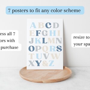 ABC Poster | Alphabet Poster | Alphabet Poster Printable | Boho ...