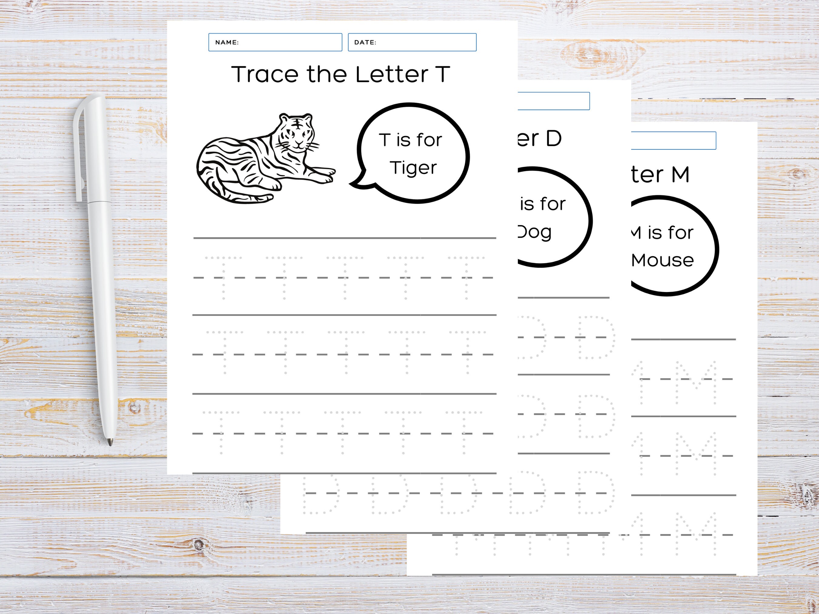 Full Alphabet Tracing Worksheets Preschool Worksheets Preschool ...