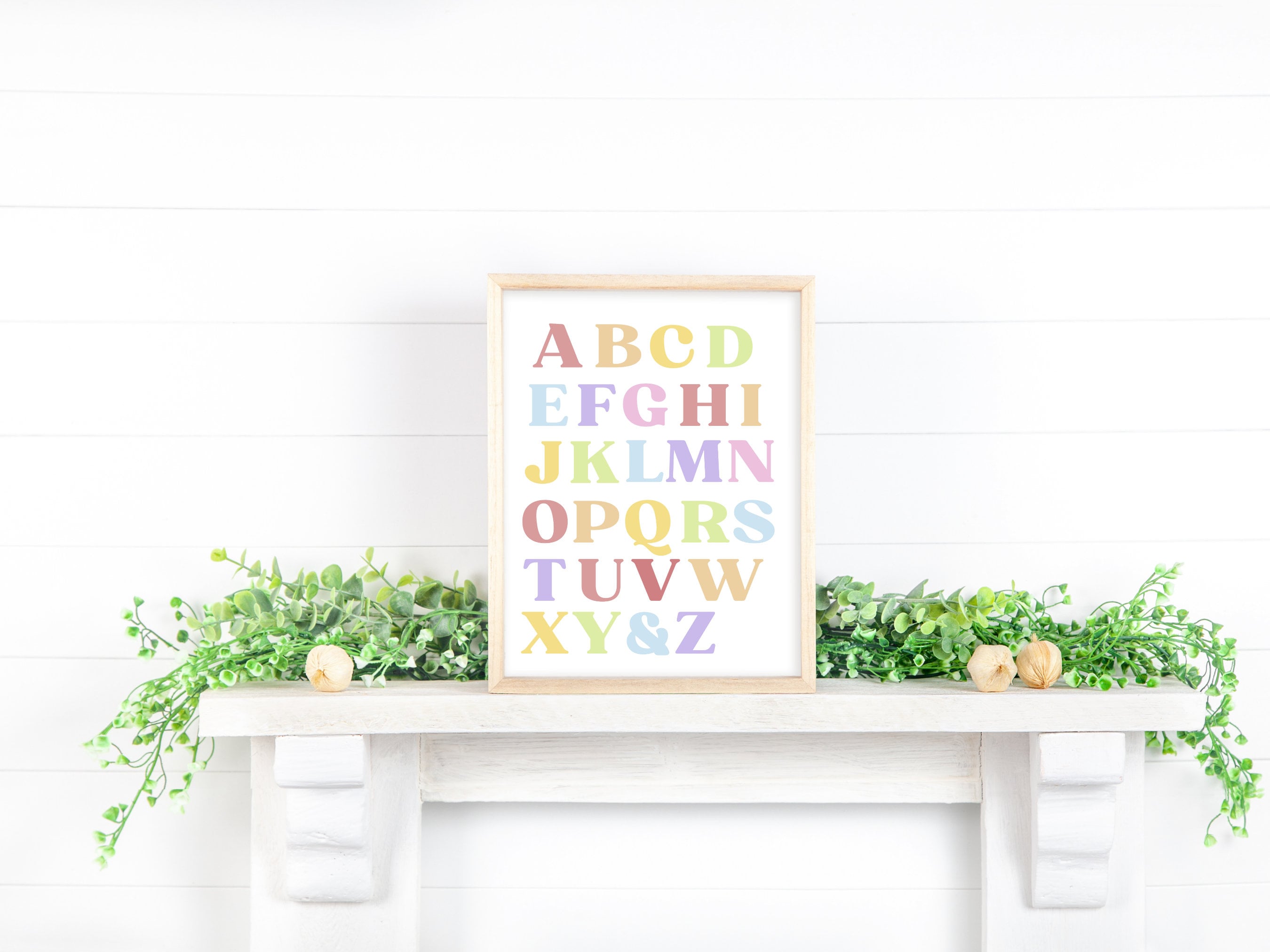 ABC Poster Alphabet Poster Alphabet Poster Printable - Etsy