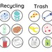 Trash/recycle Sorting Activity Busy Book Printable Worksheet Recycling ...