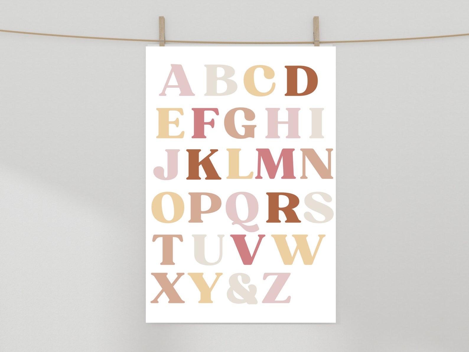ABC Poster Alphabet Poster Alphabet Poster Printable - Etsy