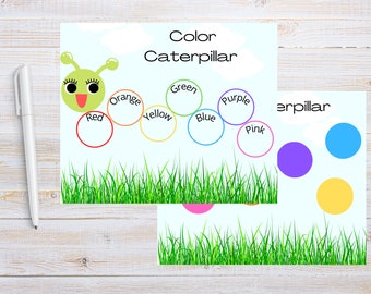 Color Matching Printable - Etsy