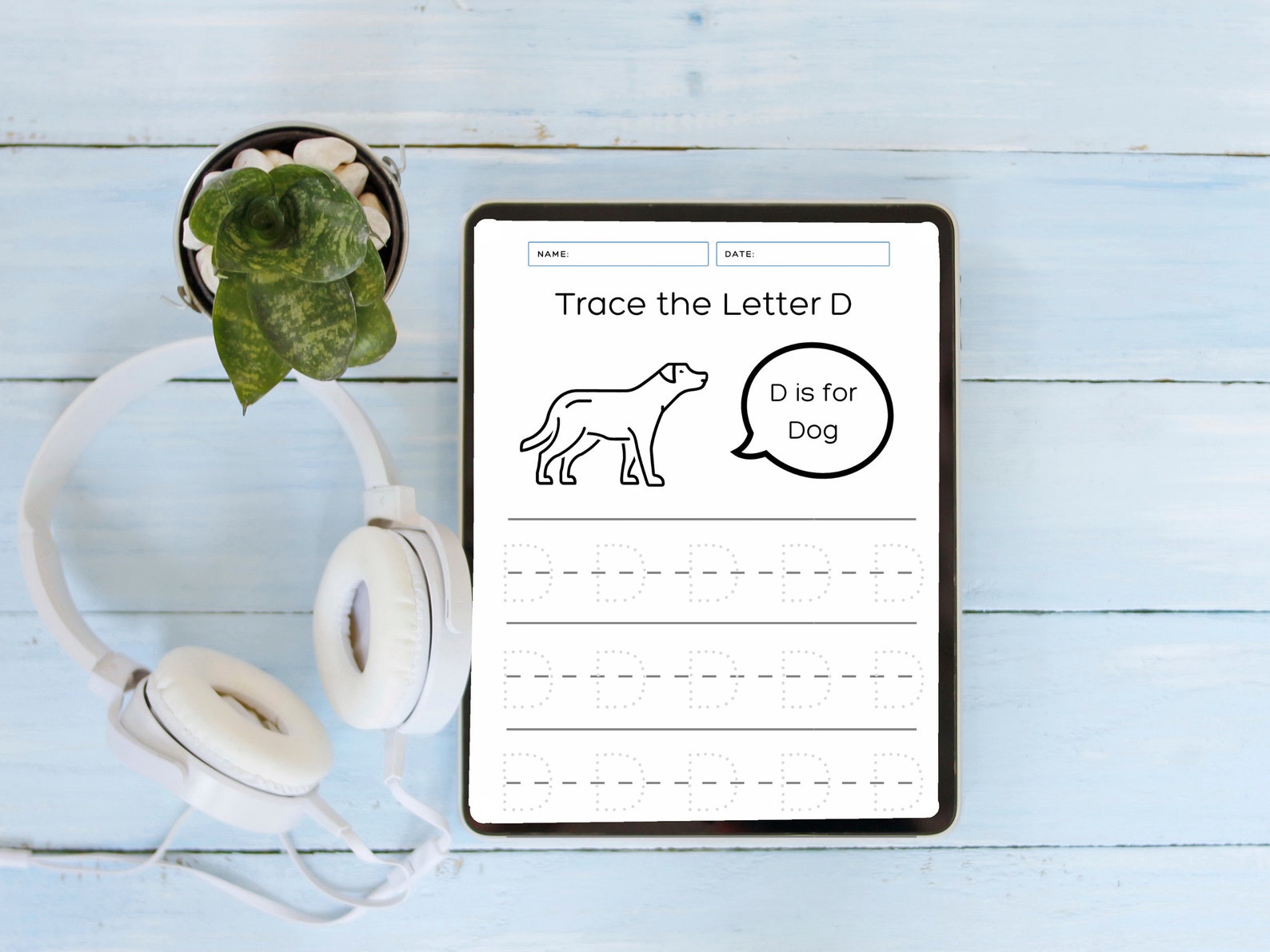 Full Alphabet Tracing Worksheets Preschool Worksheets | Etsy