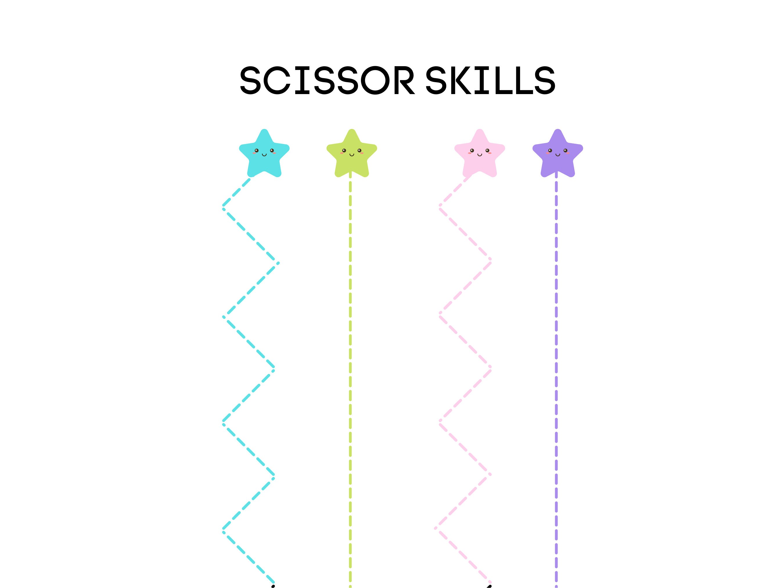 Scissor Skills Activities Printable Fine Motor Activity Preschool ...