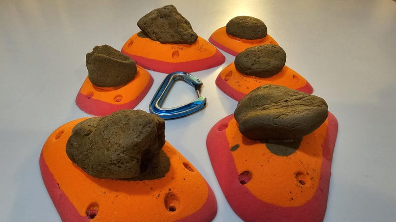 The Lakeshore Stones, Rock Climbing Hold Set, Jugs, Pinches, Slopers ...