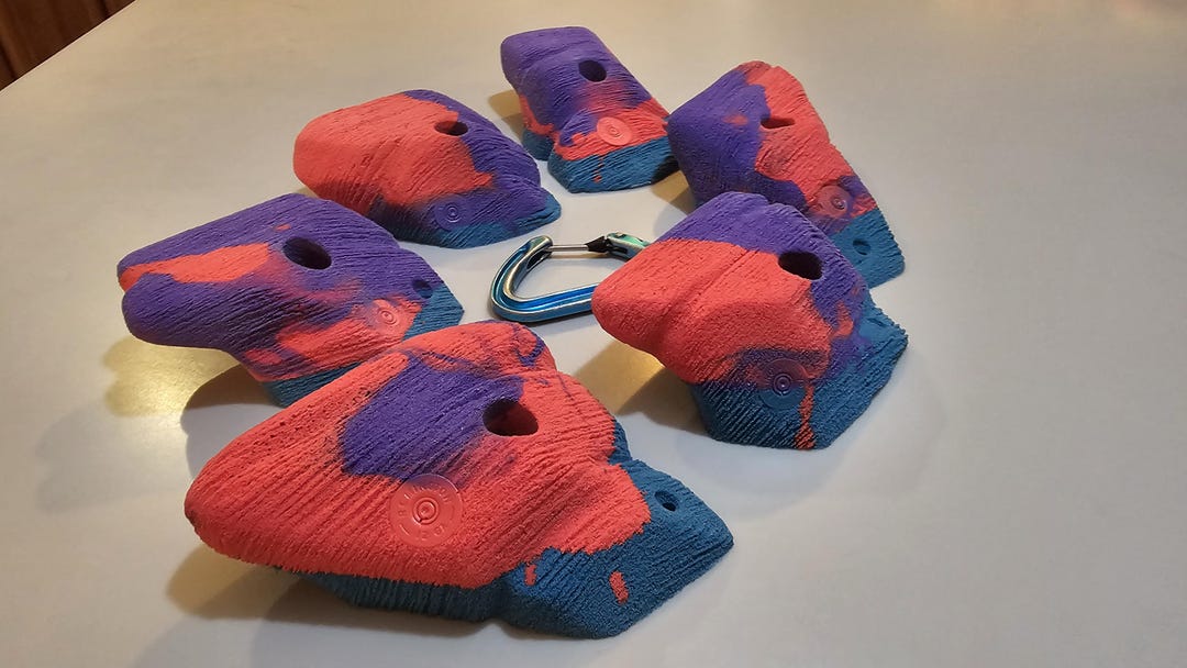 Grit Stone Roof Jugs Rock Climbing Hold Set, Crimps, Pinches Barnholds ...