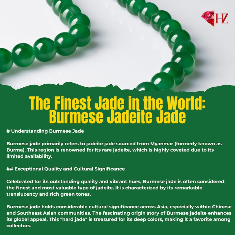 Genuine Burmese Type A Jadeite Jade Floral Pattern Green Bead Bracelet ...