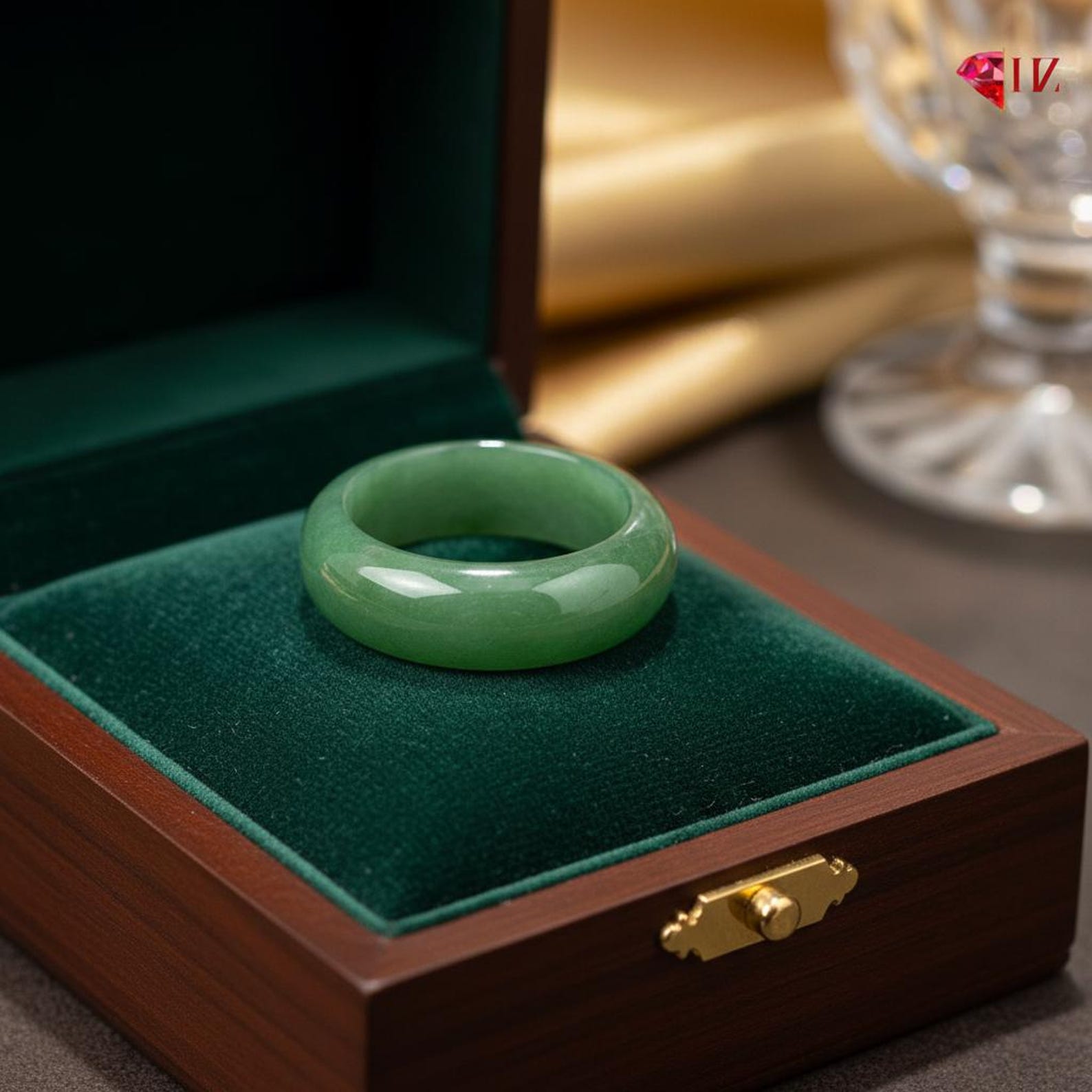 Certified Burmese Jadeite Ring - Forest Green Jade, US Size 9 - Etsy